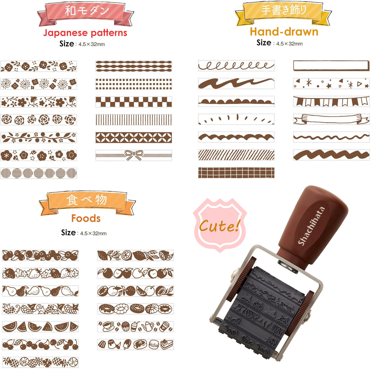 Rotation stamps, Cat rubber stamp, Birds stamp, Kawaii stationery ...
