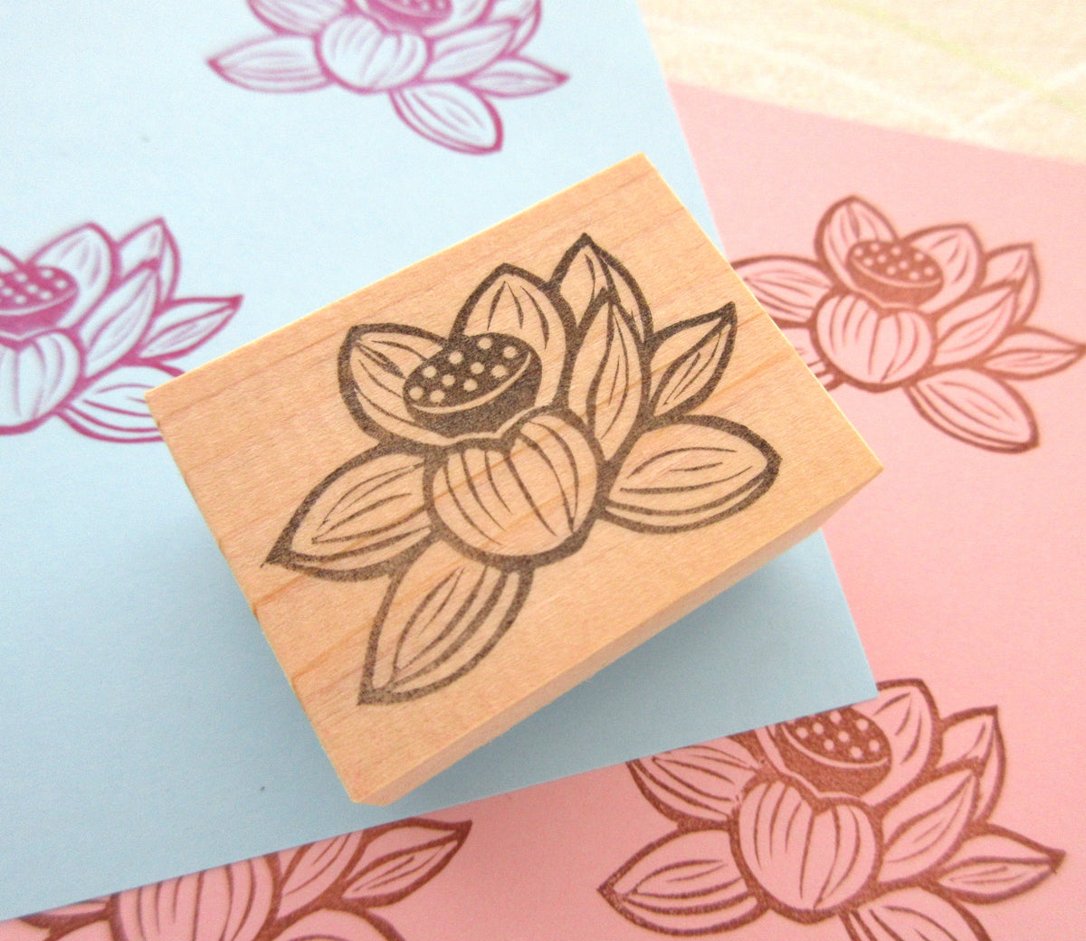 Lotus rubber stamp – Japanese Rubber Stamps